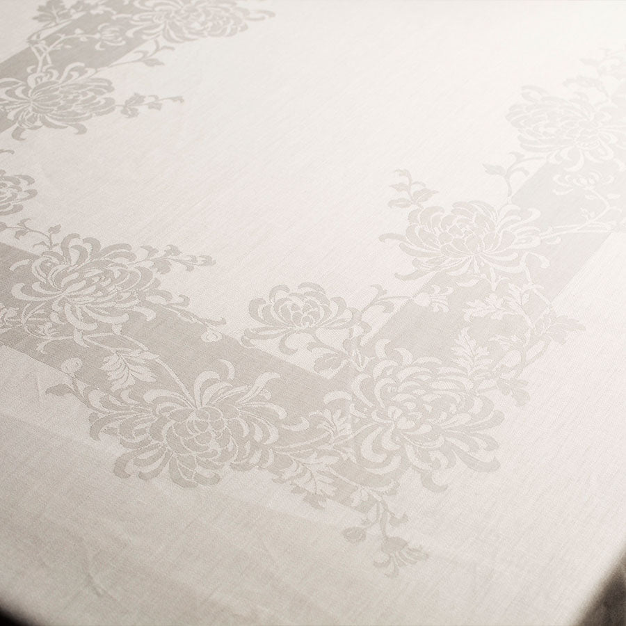 Chrysanthemum Double Damask Tablecloths – Ferguson's Irish Linen