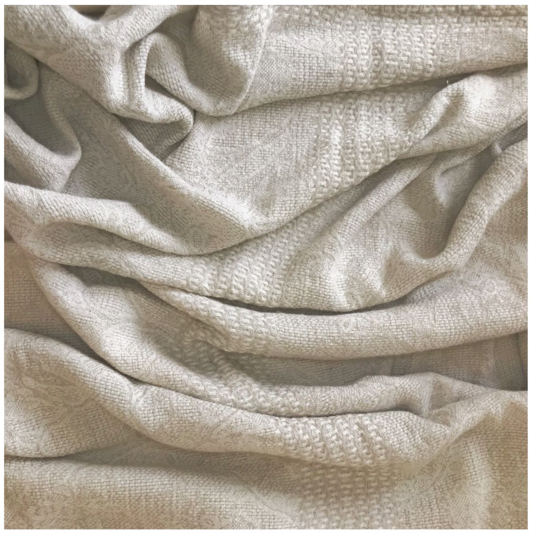 Natural Afghan Linen and Lambs' Wool Blanket – Ferguson's Irish Linen